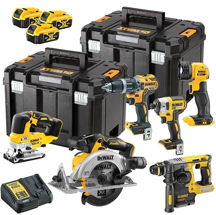 DeWALT DCK690P3T akkukonesarja 6-osainen 18V XR | Tooloutlet.fi