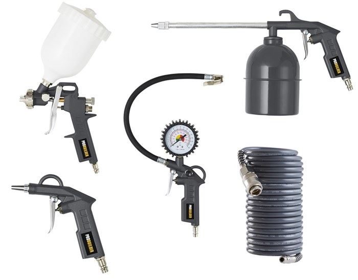 Paineilmatyökalusarja 5-osainen Probuilder 59121 | Tooloutlet.fi